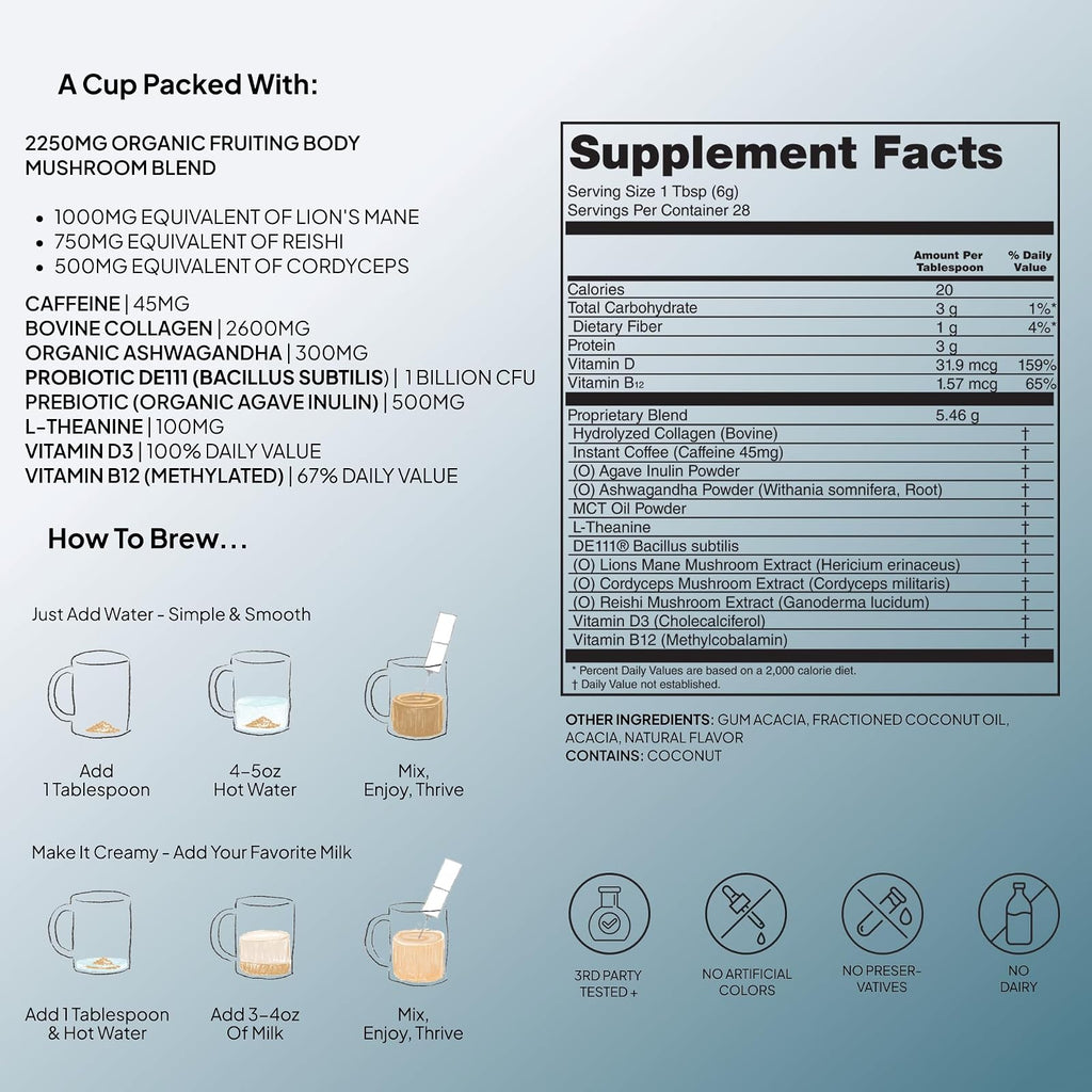 mushroom coffee blend for wellness