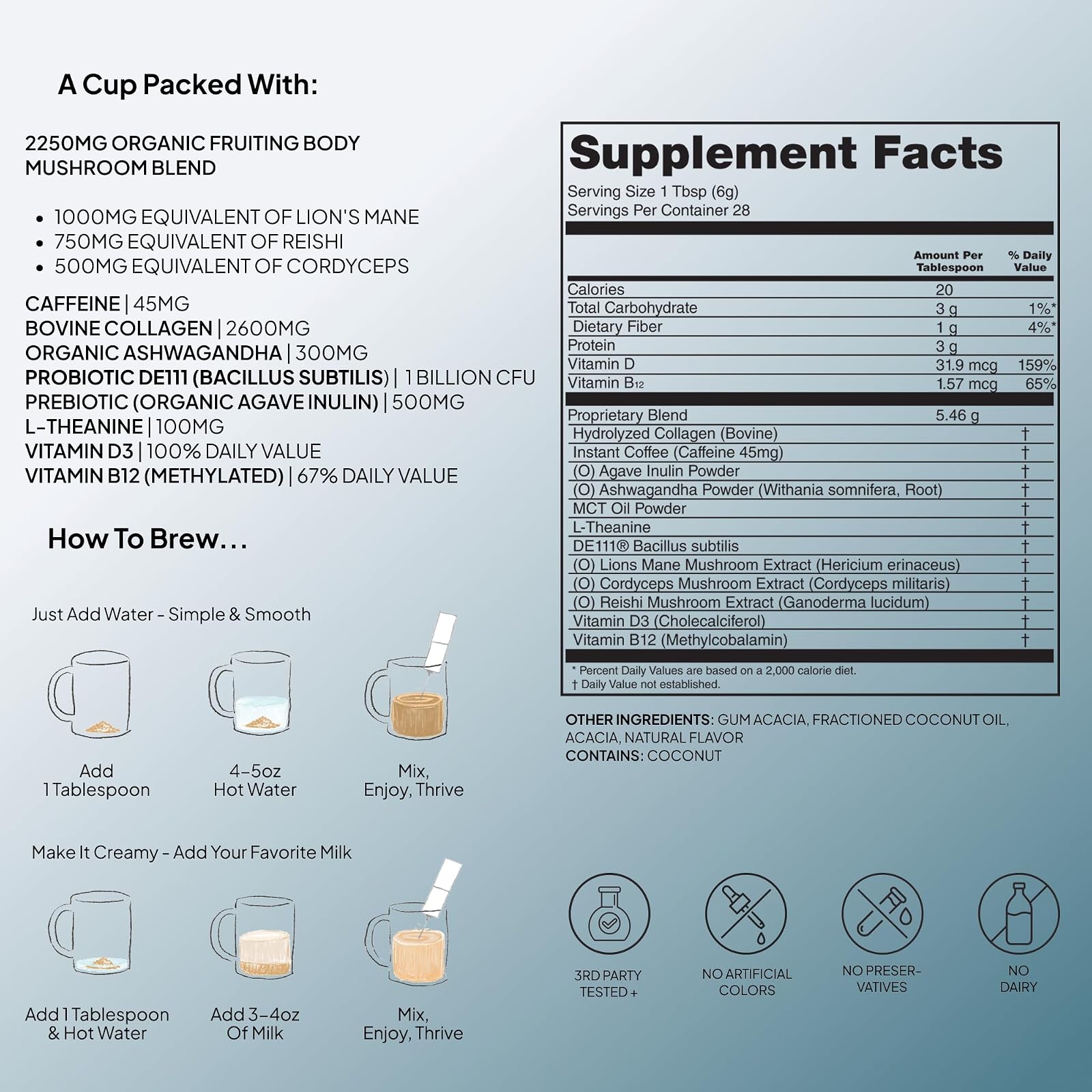 mushroom coffee blend for wellness