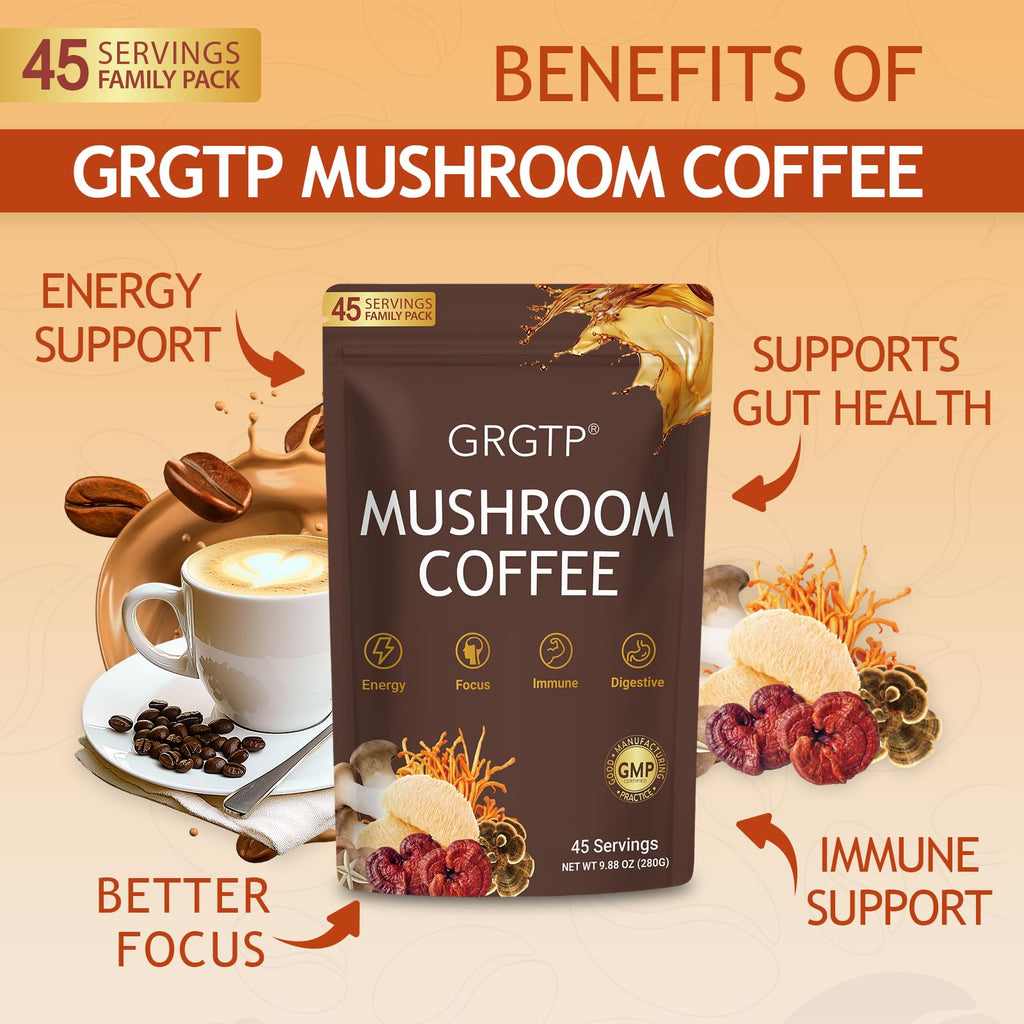 mushroom coffee blend with health benefits