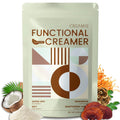 Mushroom coffee creamer for energy