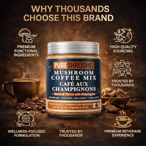 Mushroom coffee for a healthier lifestyle