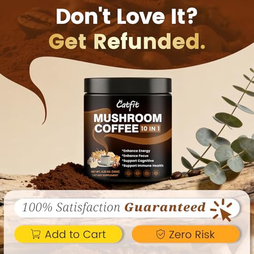 Mushroom coffee for active living