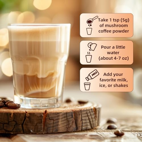 Mushroom coffee for busy lifestyles