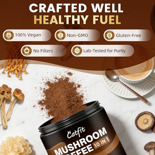 Mushroom coffee for busy lifestyles