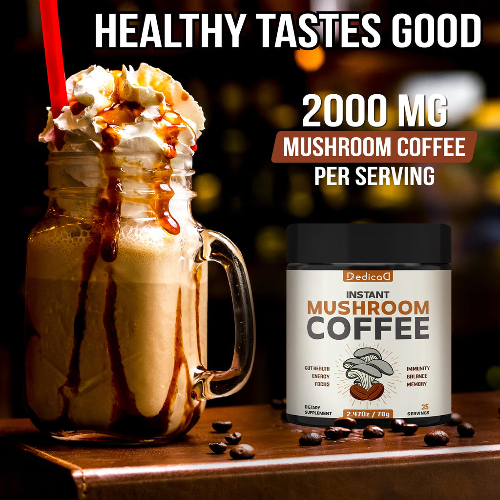 mushroom coffee for busy mornings