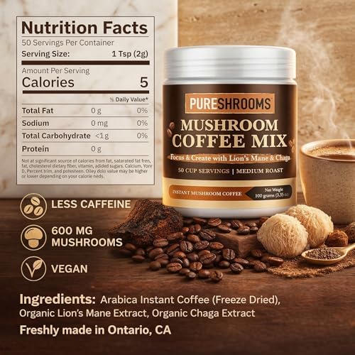 mushroom coffee for cognitive support