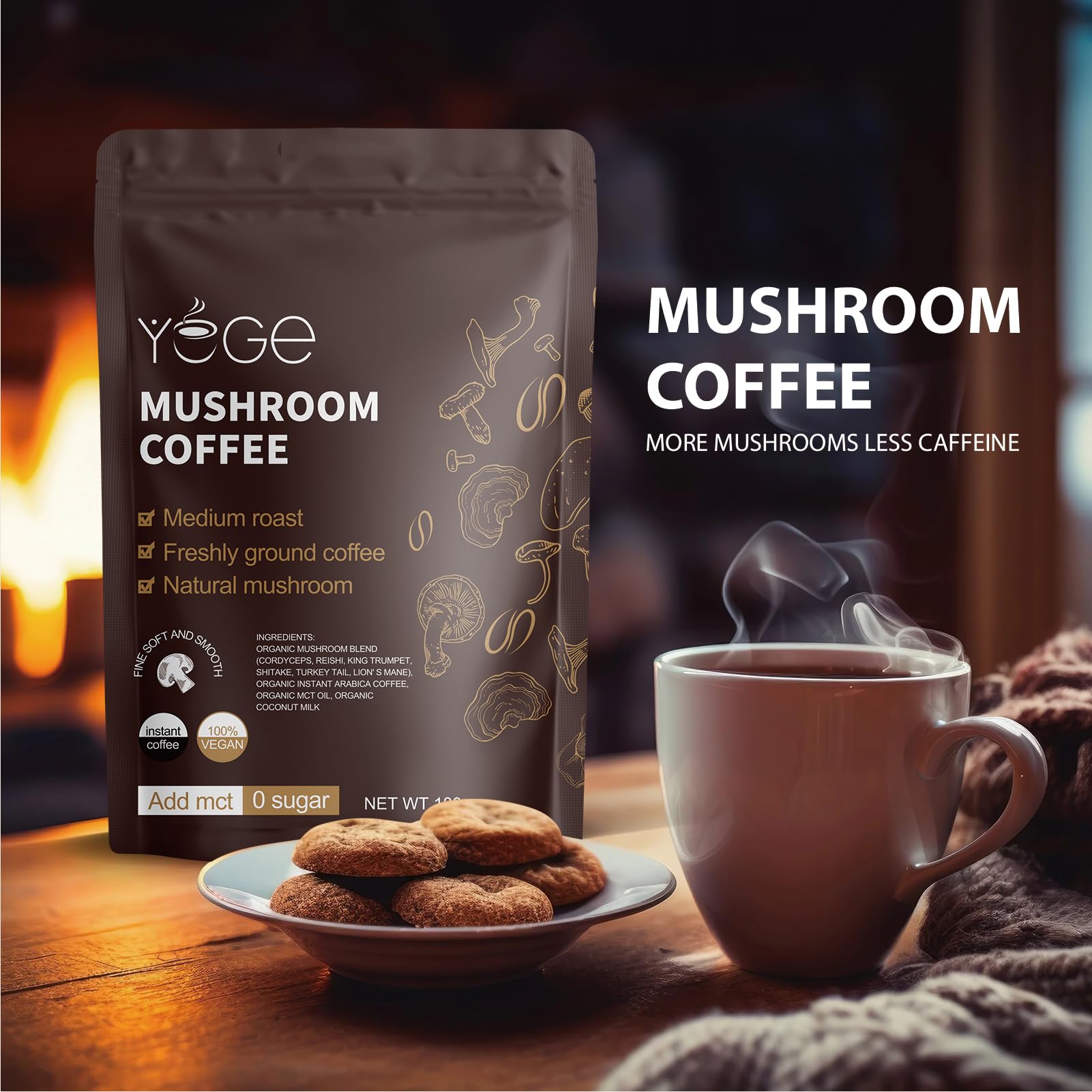mushroom coffee for daily energy boost