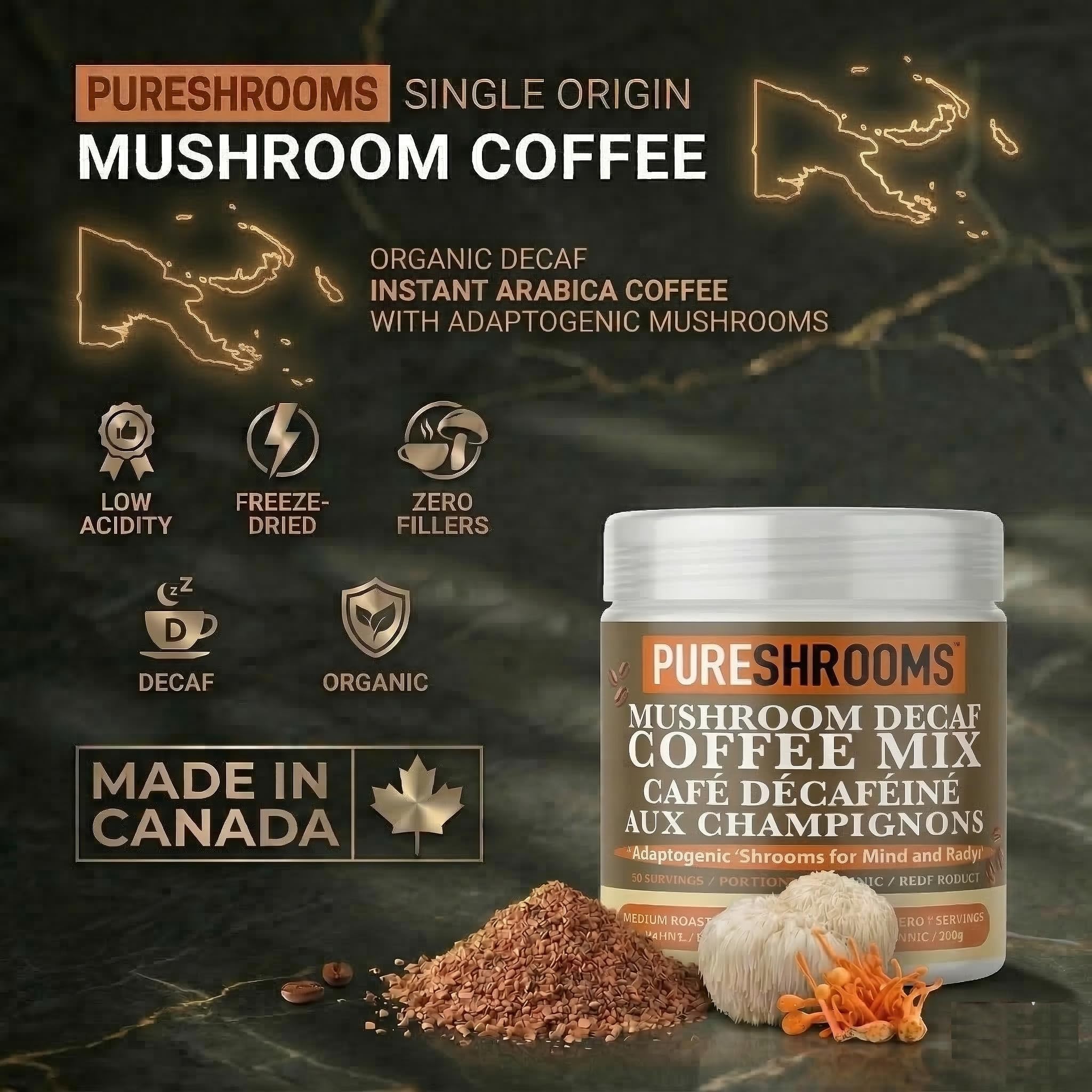 mushroom coffee for energy boost