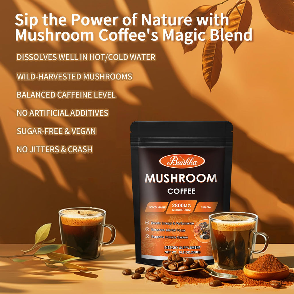 mushroom coffee for enhanced concentration
