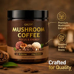 Mushroom coffee for enhanced focus