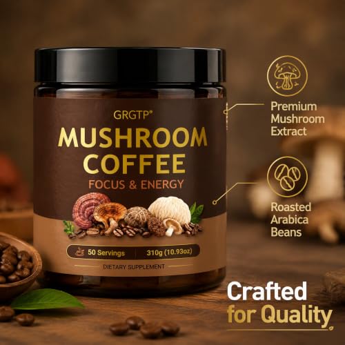 Mushroom coffee for enhanced focus