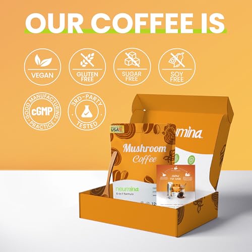 Mushroom coffee for enhanced focus
