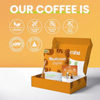 Mushroom coffee for enhanced focus