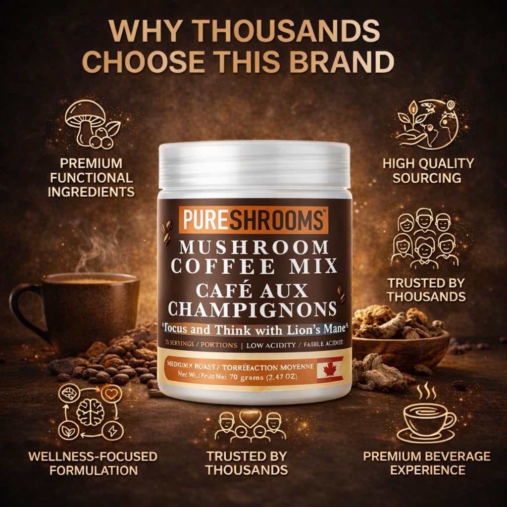 mushroom coffee for focus boost