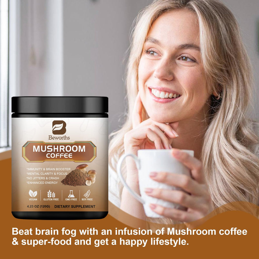Mushroom coffee for holistic health