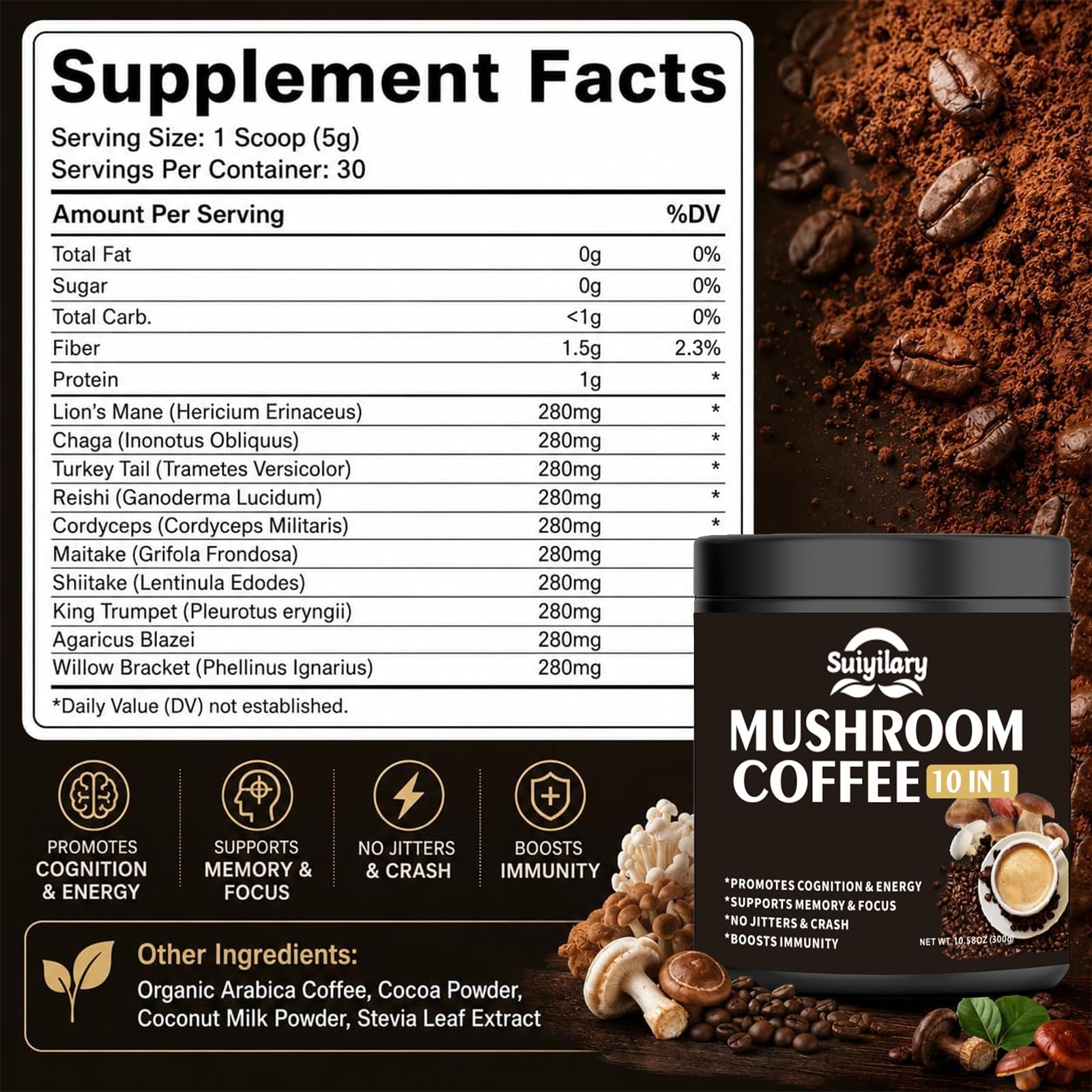 mushroom coffee for holistic health