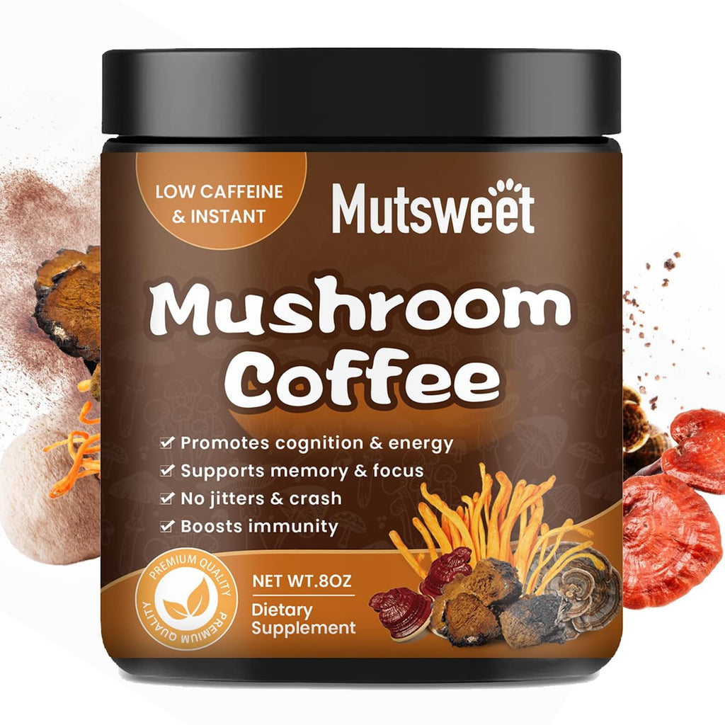 Mushroom coffee for immune support