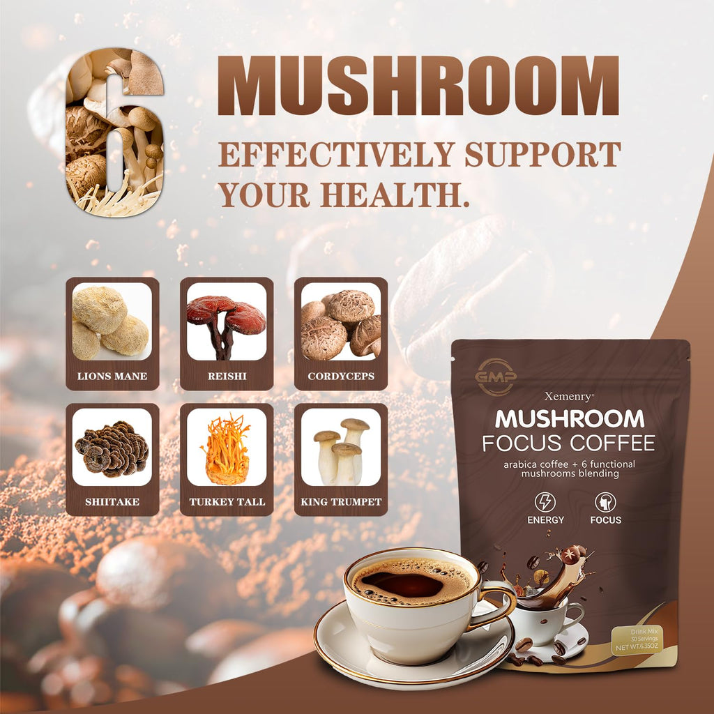 mushroom coffee for improved concentration