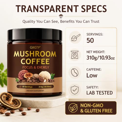 Mushroom coffee for improved digestion