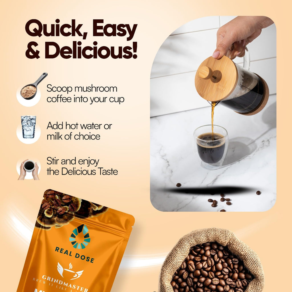 mushroom coffee for improved focus
