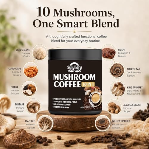 mushroom coffee for improved memory
