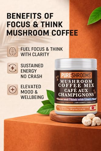 Mushroom coffee for mental clarity