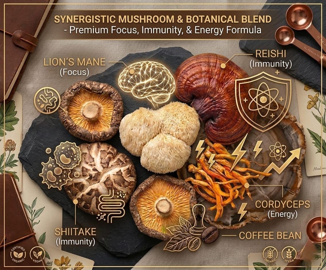 mushroom coffee for mental clarity