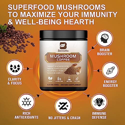Mushroom coffee for mental clarity