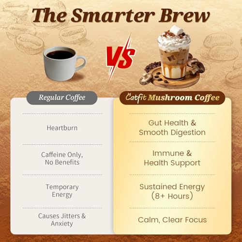 Mushroom coffee for mental clarity