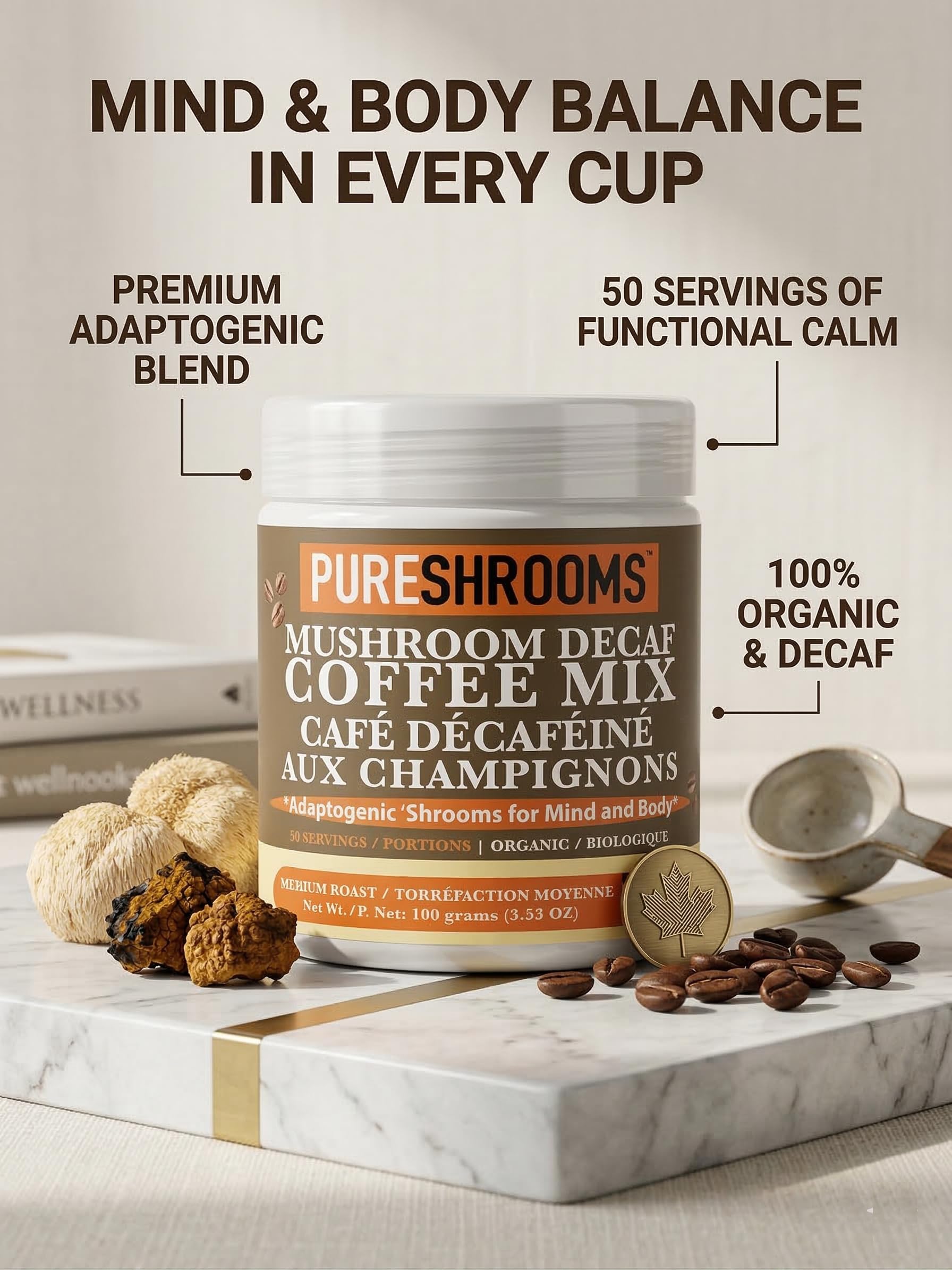 mushroom coffee for wellness routine