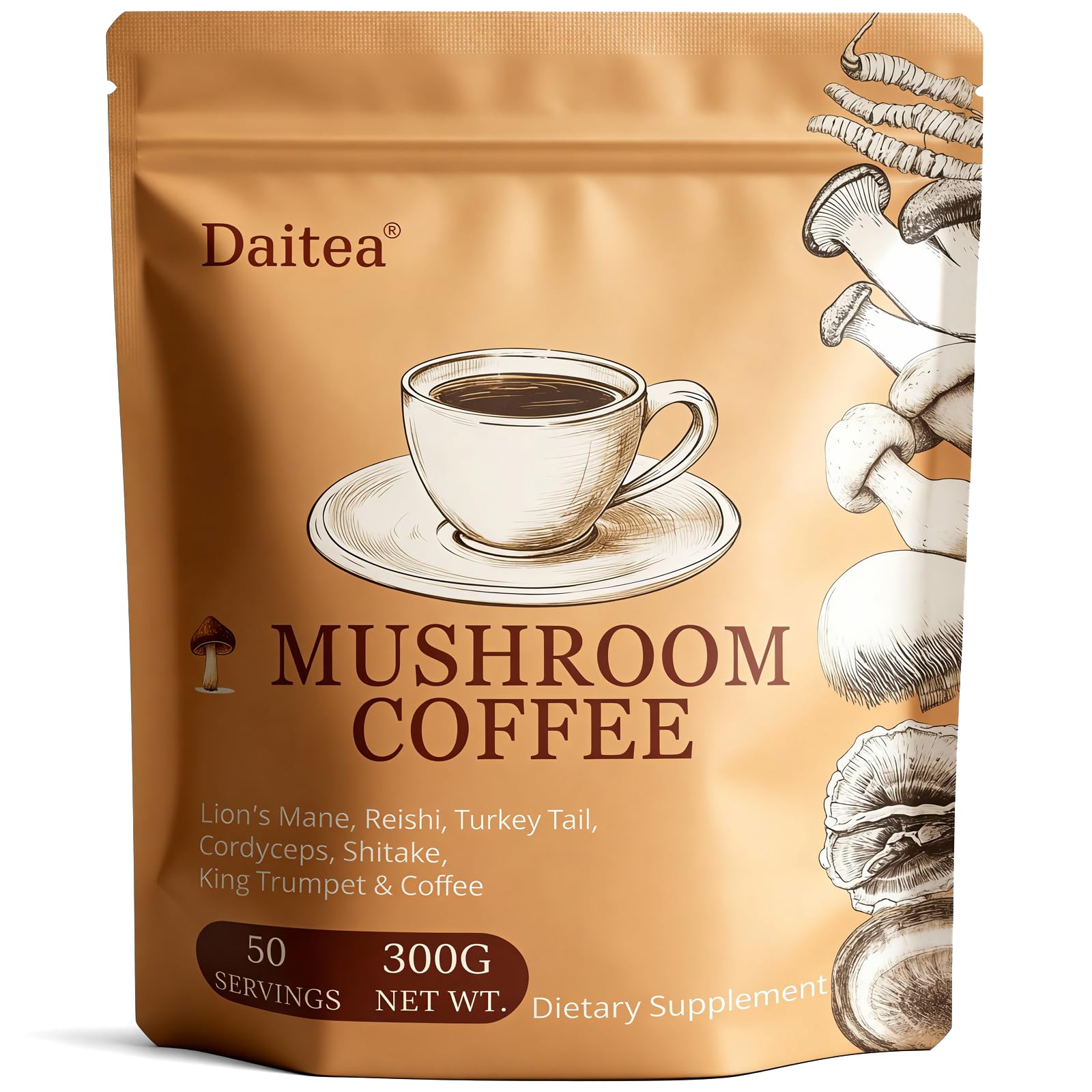 mushroom coffee instant powder