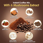 mushroom coffee powder with adaptogens