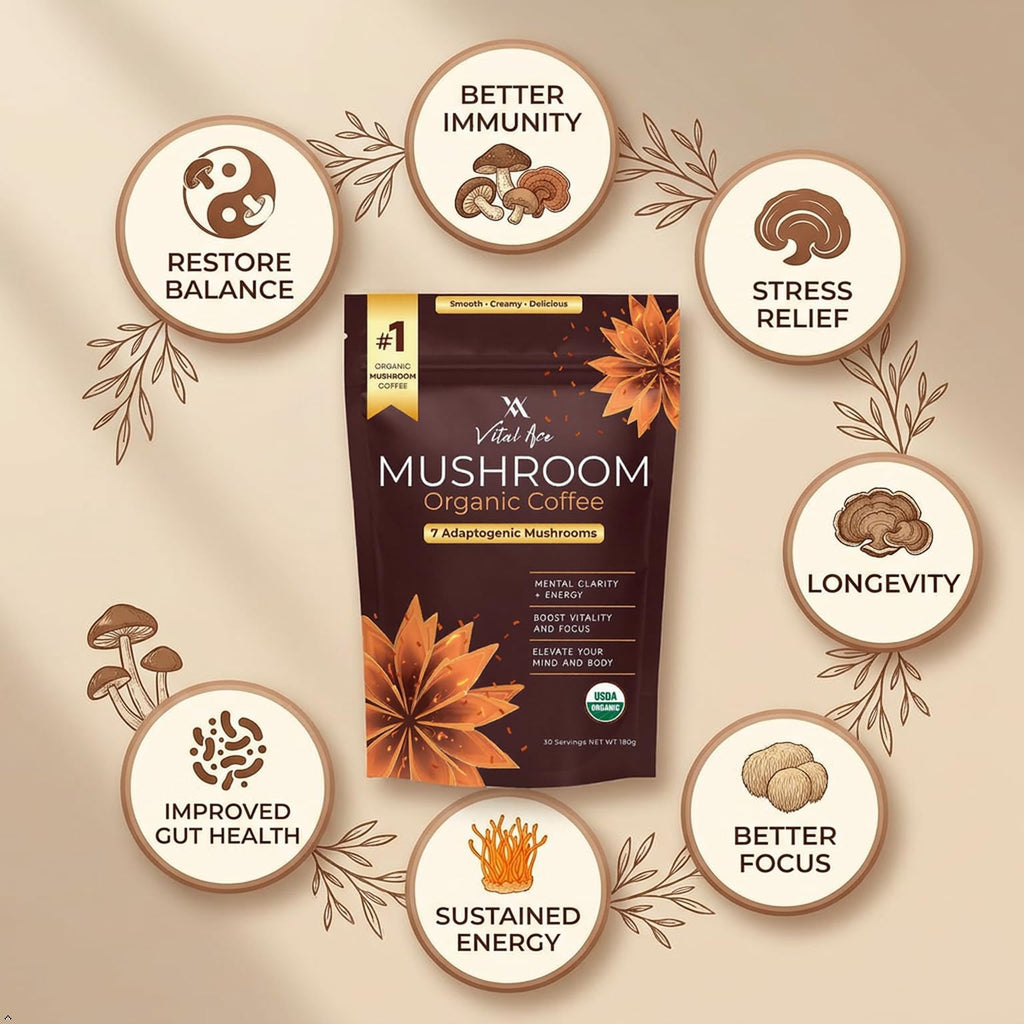 mushroom coffee with 7 adaptogens