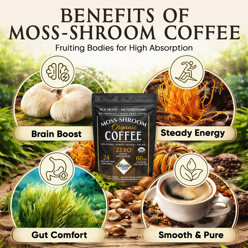 mushroom coffee with adaptogenic properties