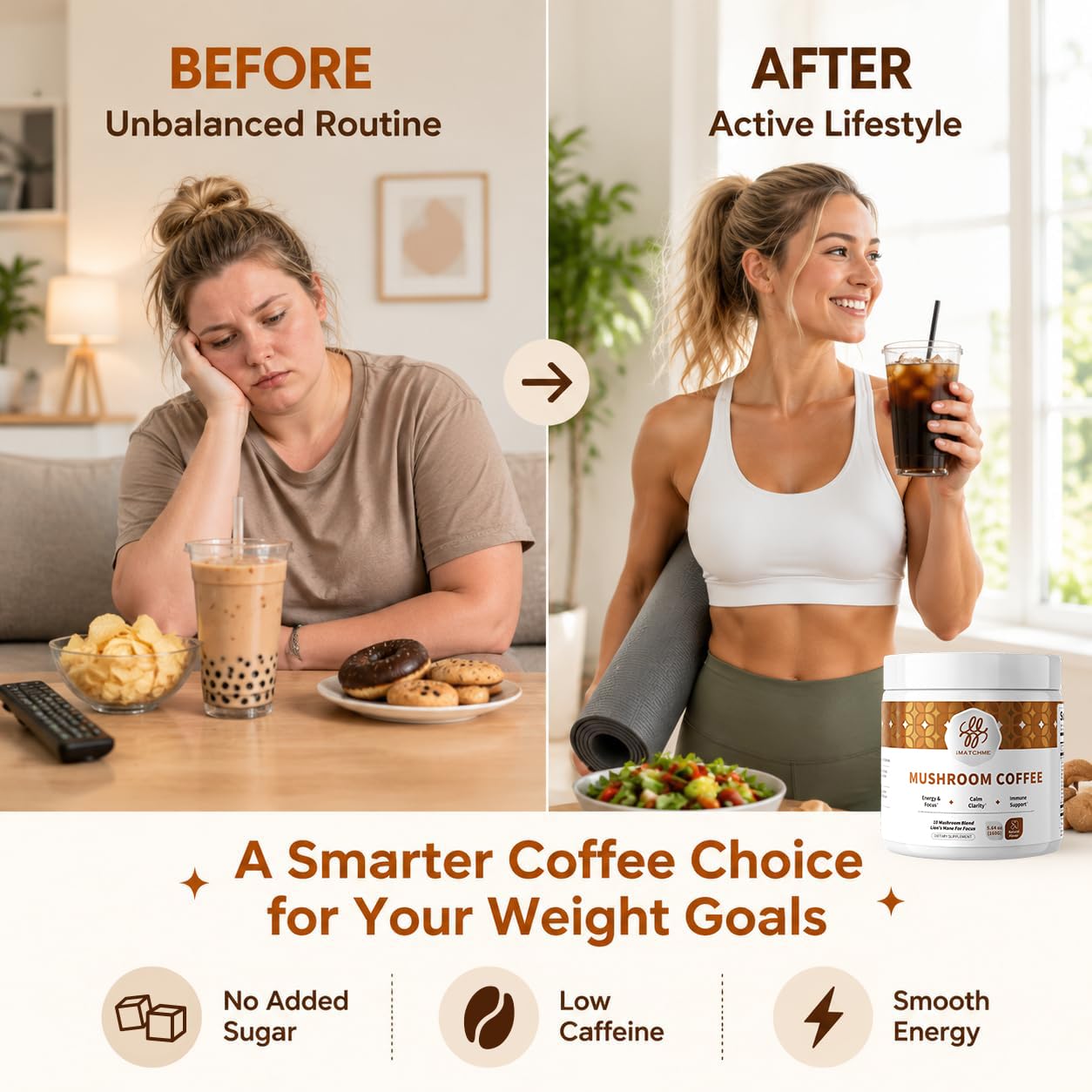 mushroom coffee with adaptogens for wellness