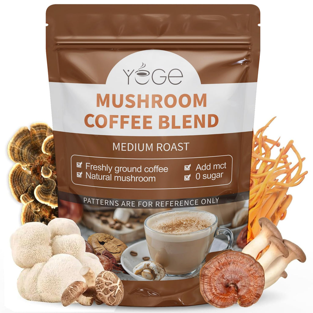 mushroom coffee with adaptogens
