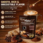 Mushroom coffee with adaptogens