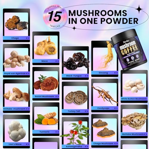 mushroom coffee with ayurvedic herbs