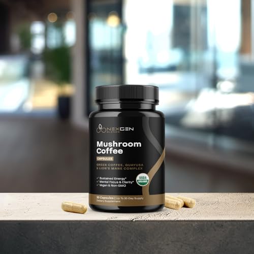 mushroom coffee with guayusa extract