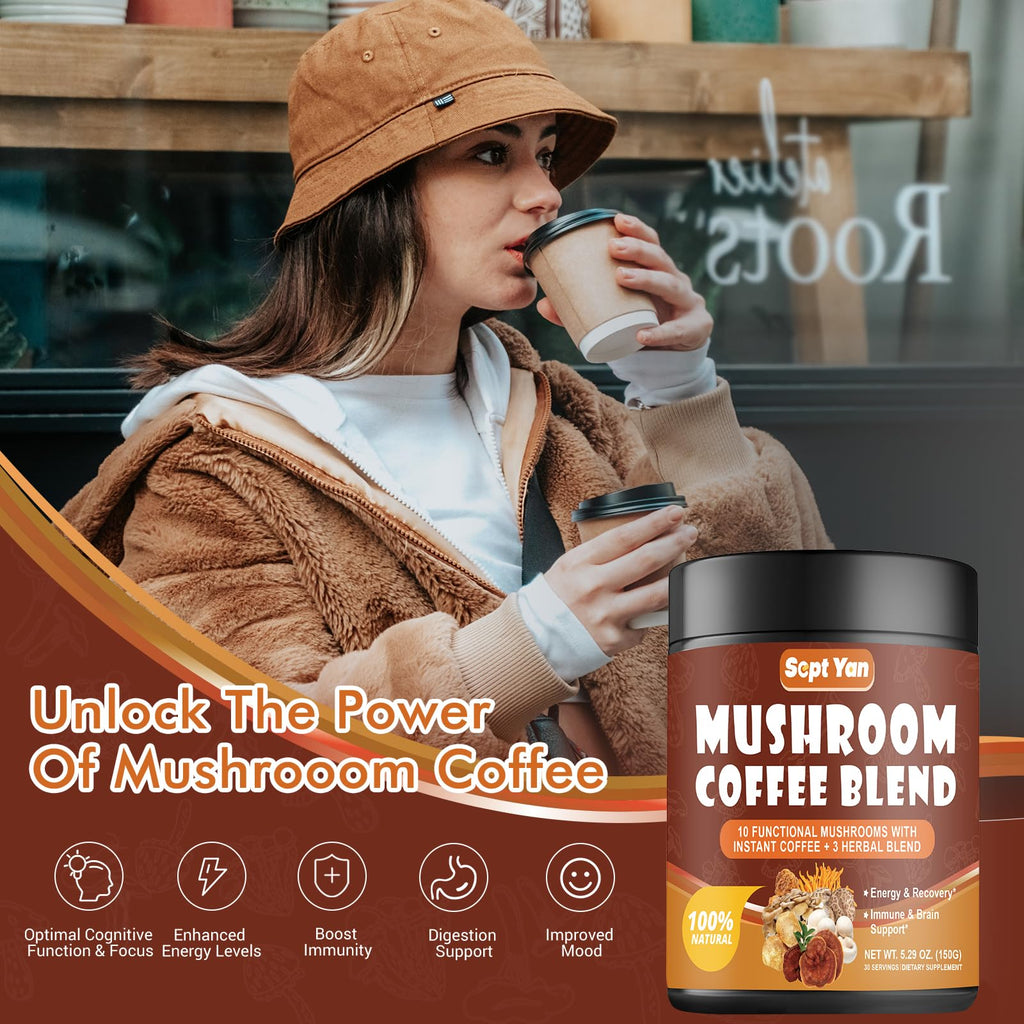 mushroom coffee with Lion's Mane