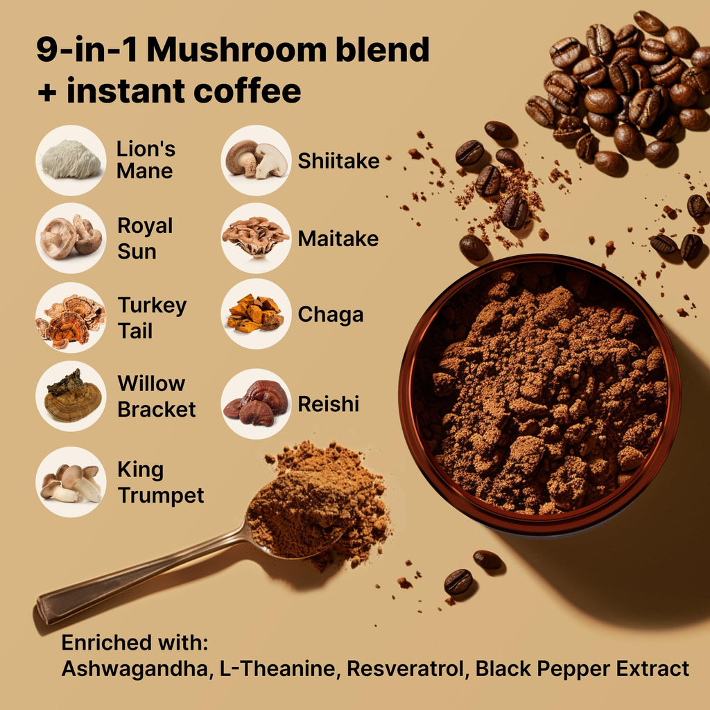 mushroom coffee with lion's mane