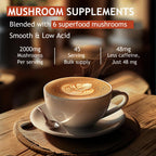 mushroom coffee with six adaptogens