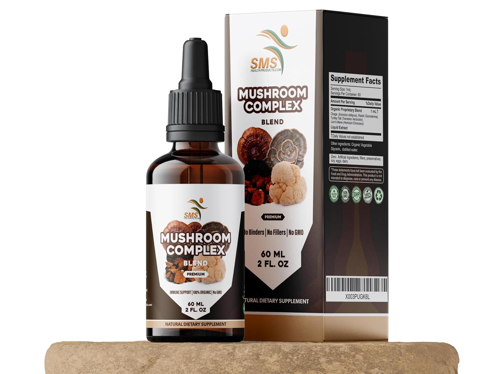 Mushroom Complex drops for cognitive support