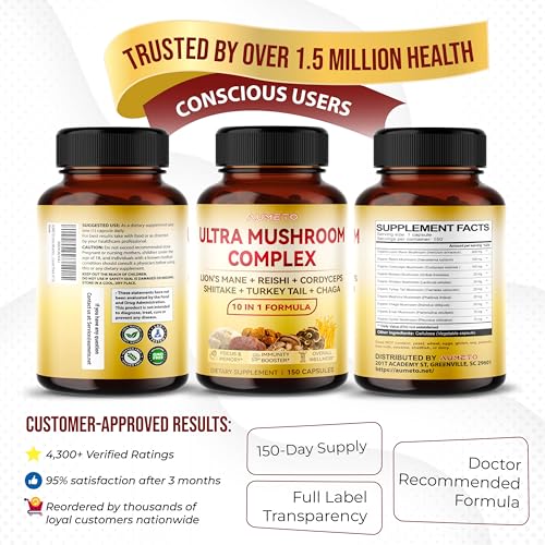 Mushroom complex for active lifestyle