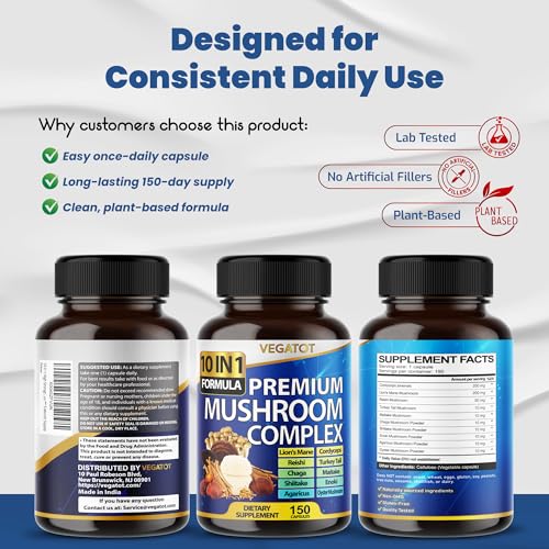 Mushroom complex for balanced nutrition