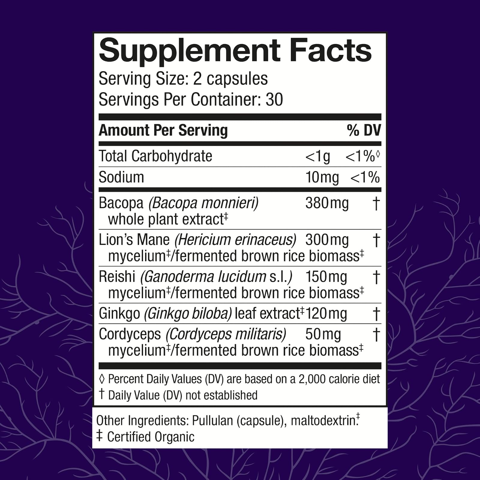 mushroom complex for cognitive health
