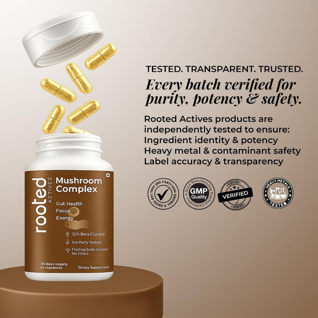 Mushroom complex for daily nutrition