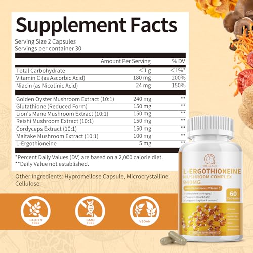 mushroom complex for daily vitality