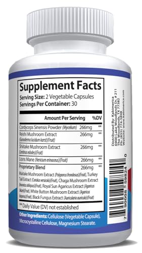 Mushroom complex for energy boost
