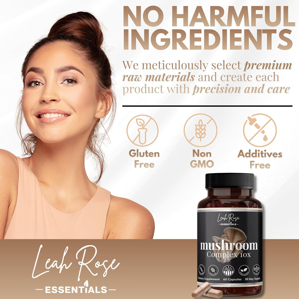 Mushroom complex for energy boost